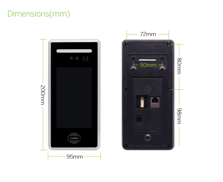 Best Face Recognition Biometric Time Attendance Access Control