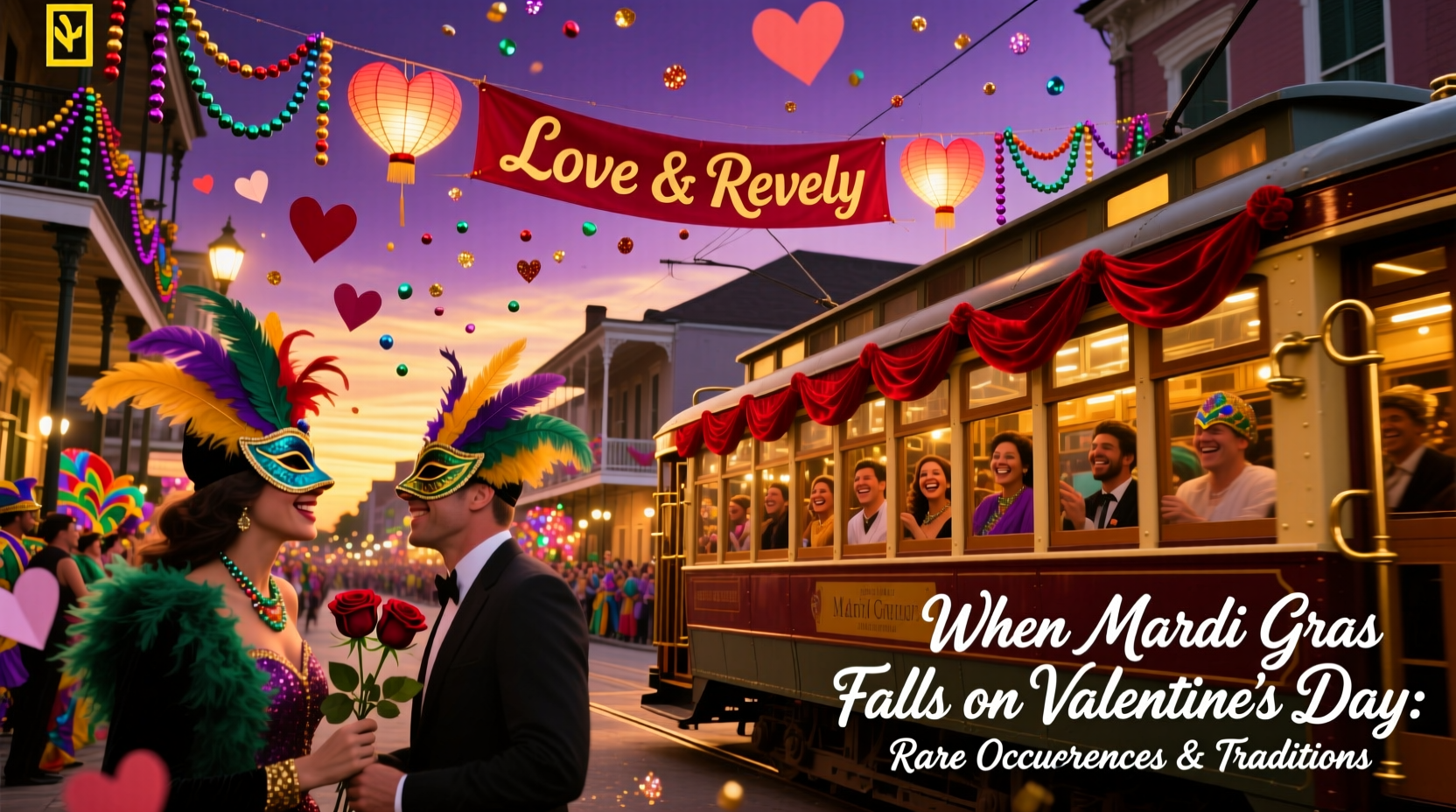 When Mardi Gras Falls on Valentine's Day: Rare Occurrences & Traditions