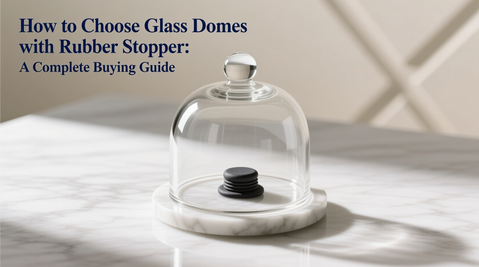How to Choose Glass Domes with Rubber Stopper: A Complete Buying Guide