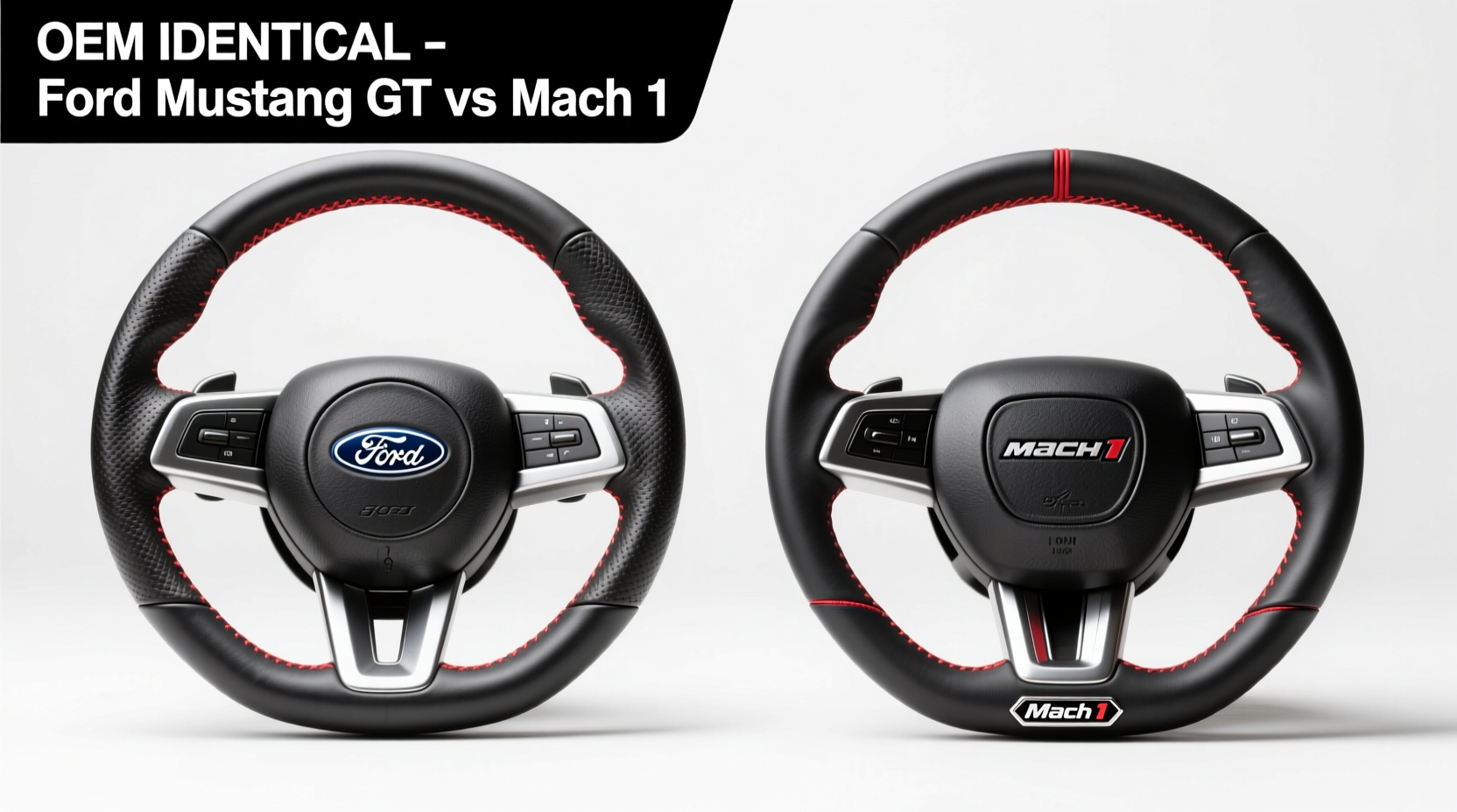 Mustang GT vs Mach 1 Steering Wheel: Identical OEM Parts