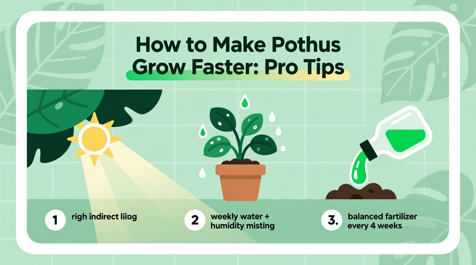 How to Make Pothos Grow Faster: Pro Tips