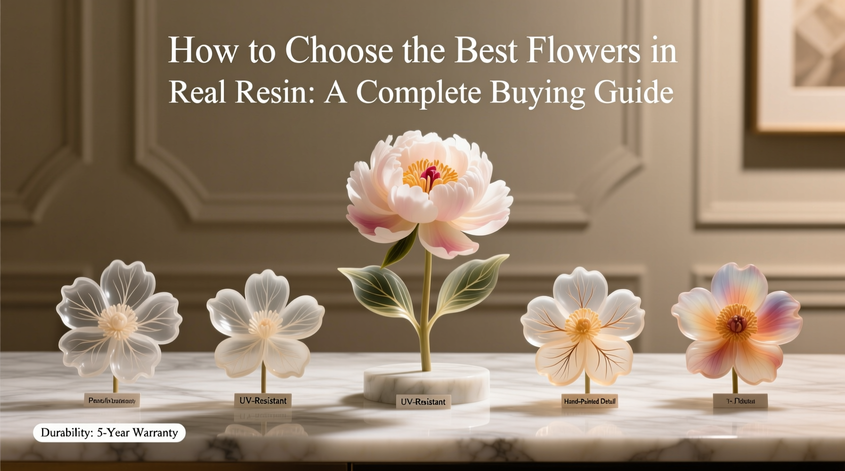 How to Choose the Best Flowers Real Resin Products: A Complete Buying Guide