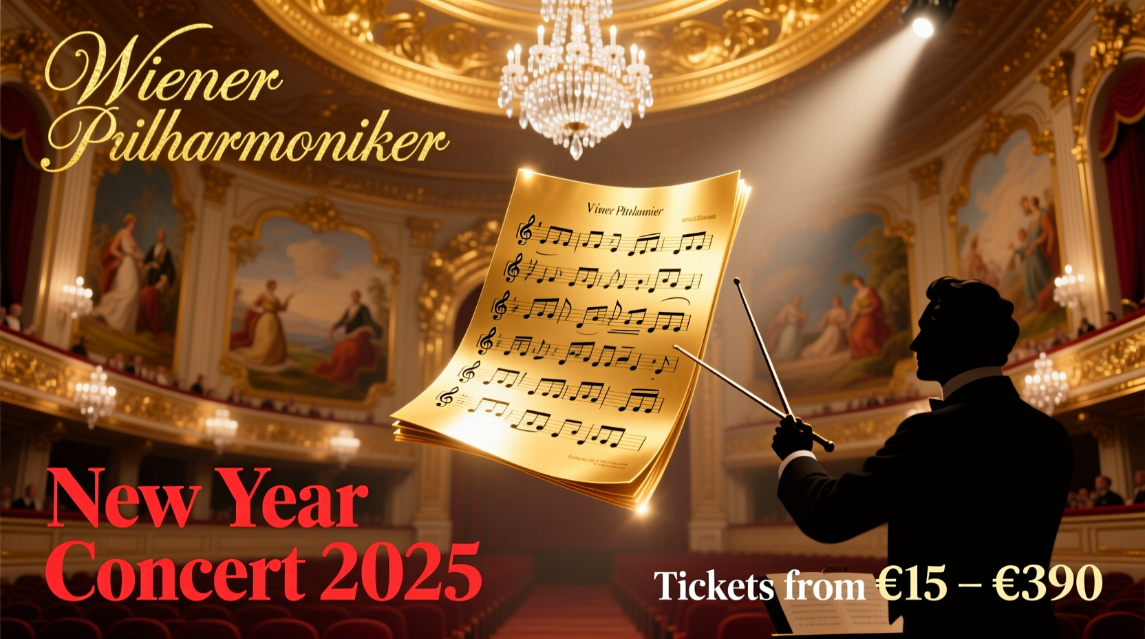 Wiener Philharmoniker New Year Concert Tickets Cost €15–€390
