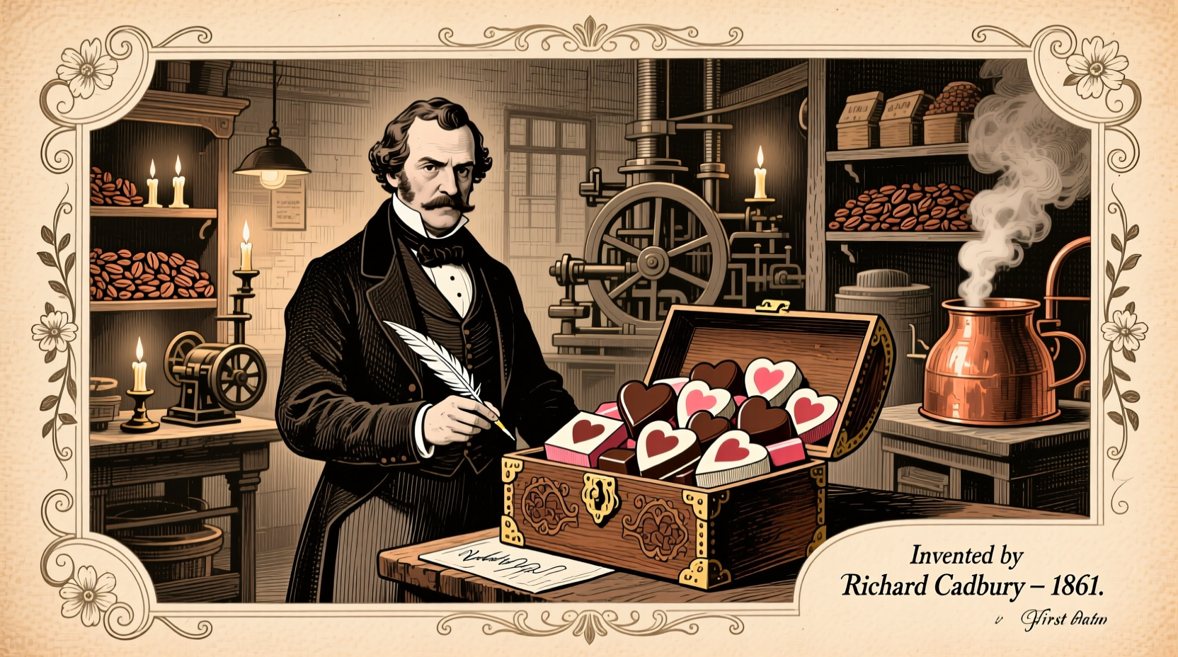 Richard Cadbury Invented Valentine's Chocolate Gifts