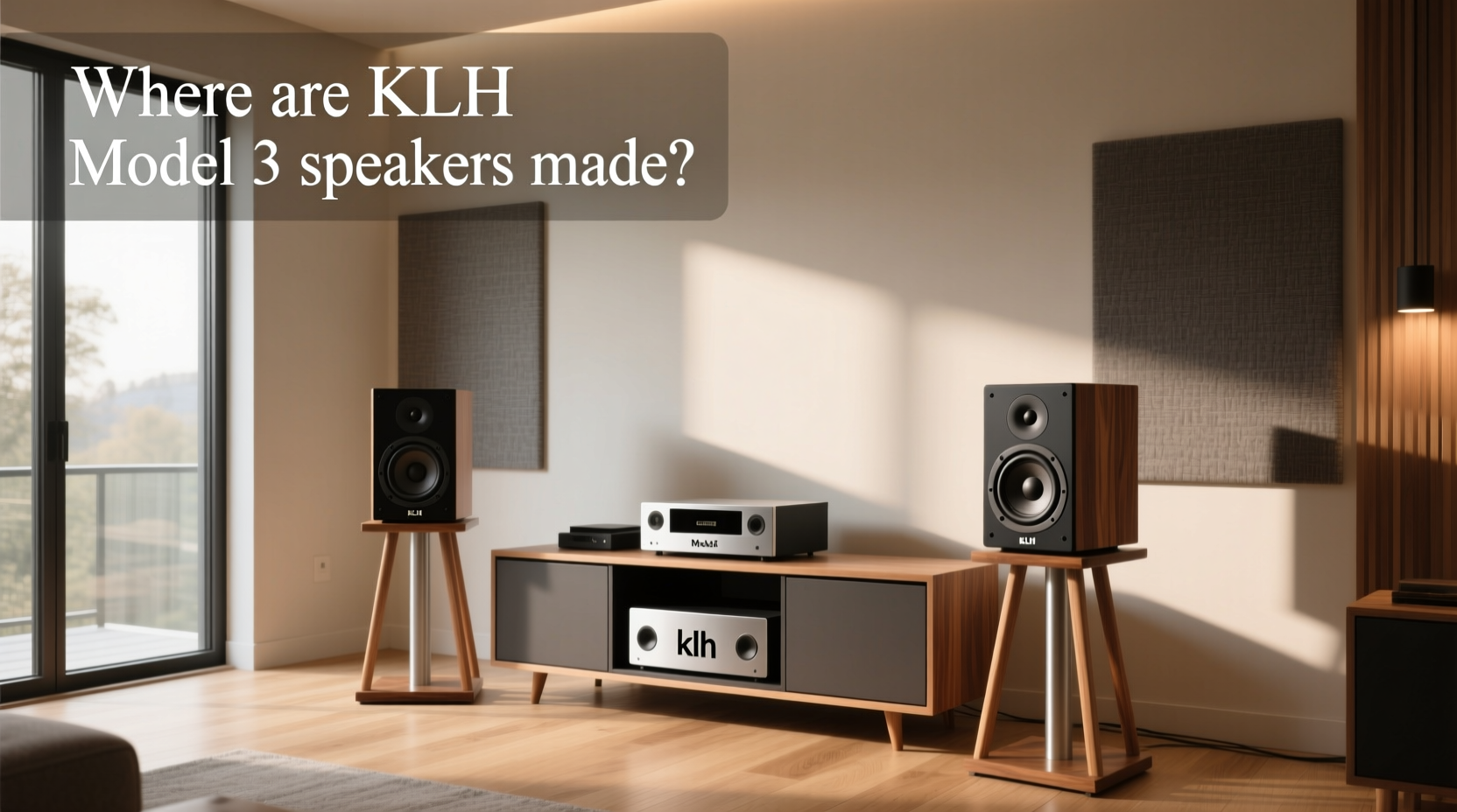 KLH Subwoofer and Model 3 Speakers Guide