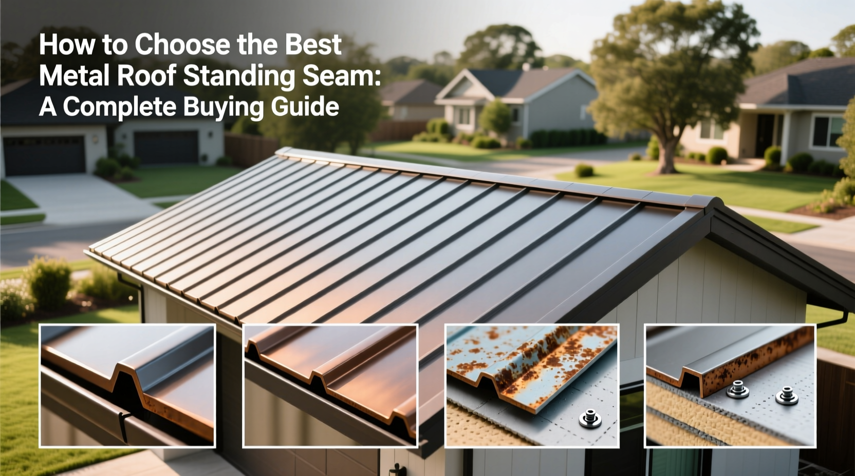 How to Choose the Best Metal Roof Standing Seam: A Complete Buying Guide