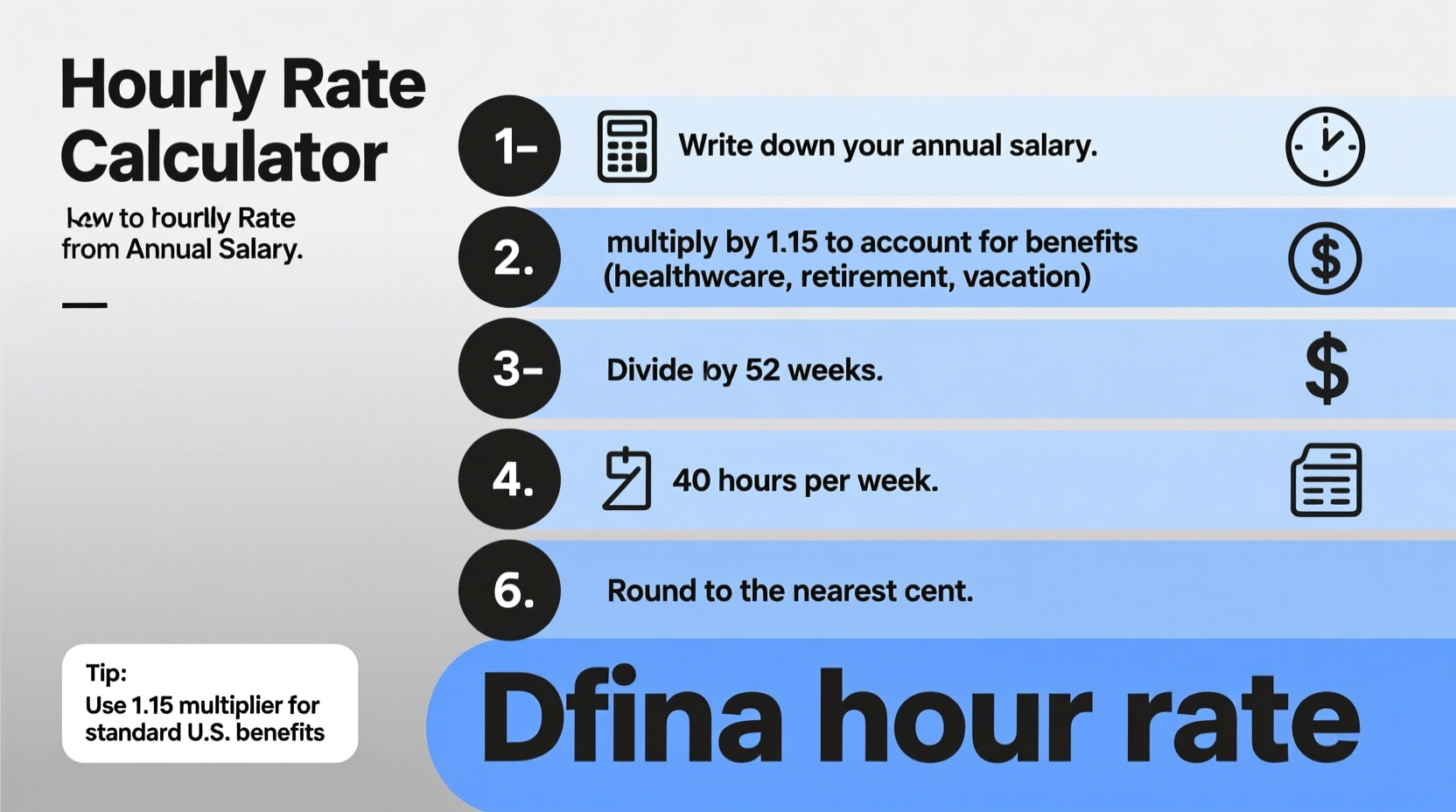 How To Accurately Calculate Your Hourly Rate From An Annual Salary A ...