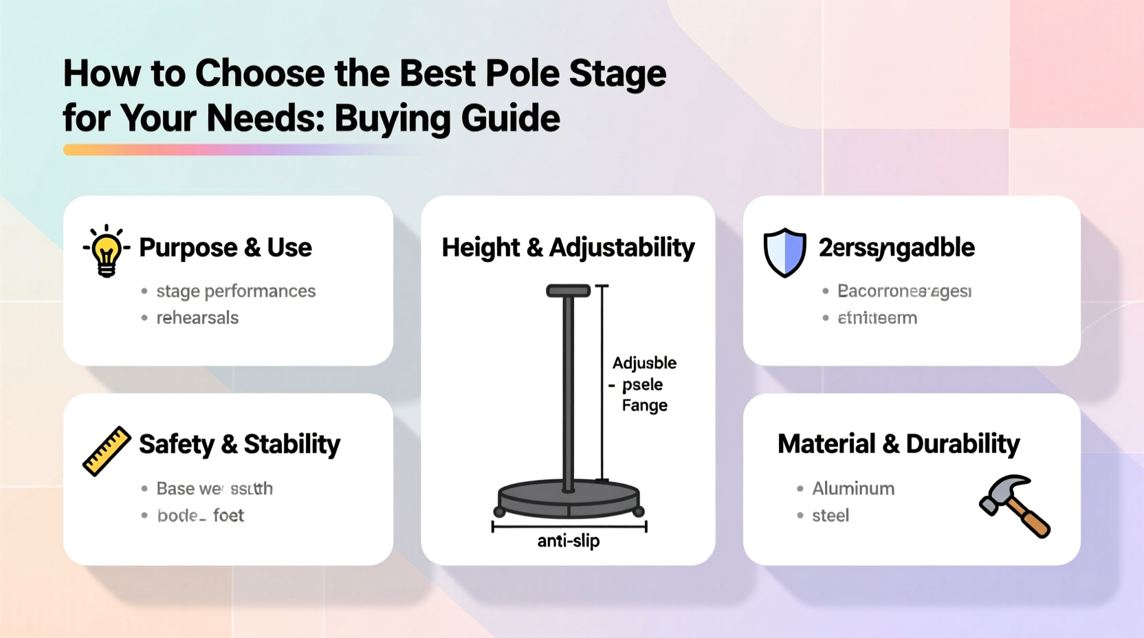 How to Choose the Best Pole Stage for Your Needs: Buying Guide