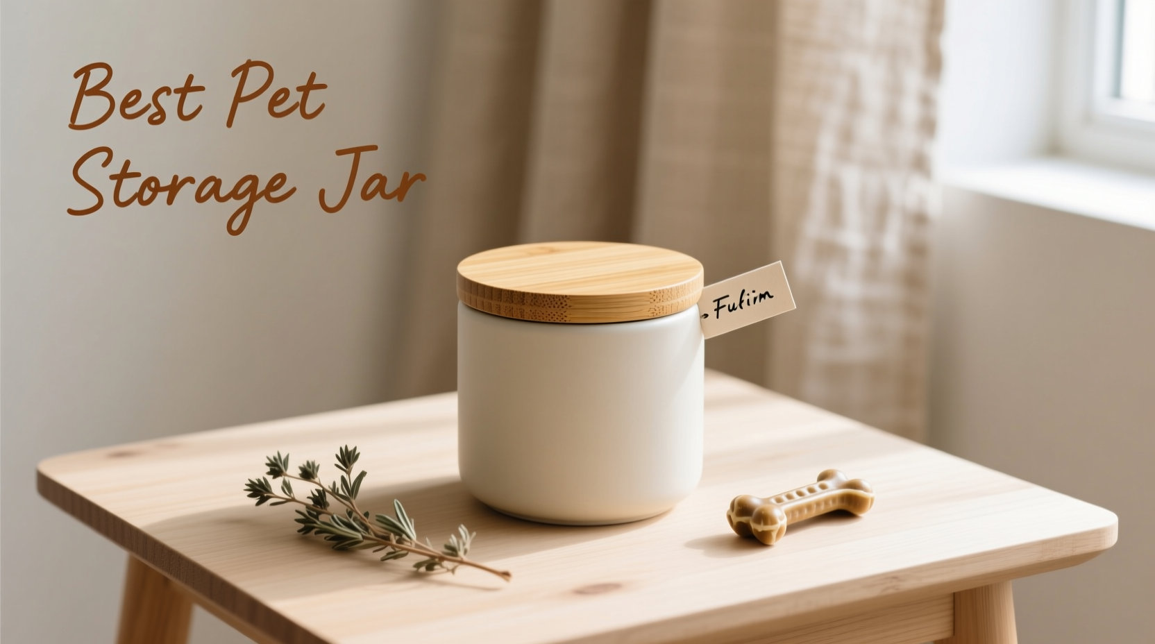 How to Choose the Best Pet Storage Jar with Bamboo Lid