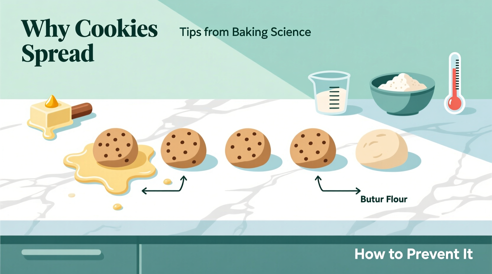 Flat Cookies Why They Spread And How To Prevent It