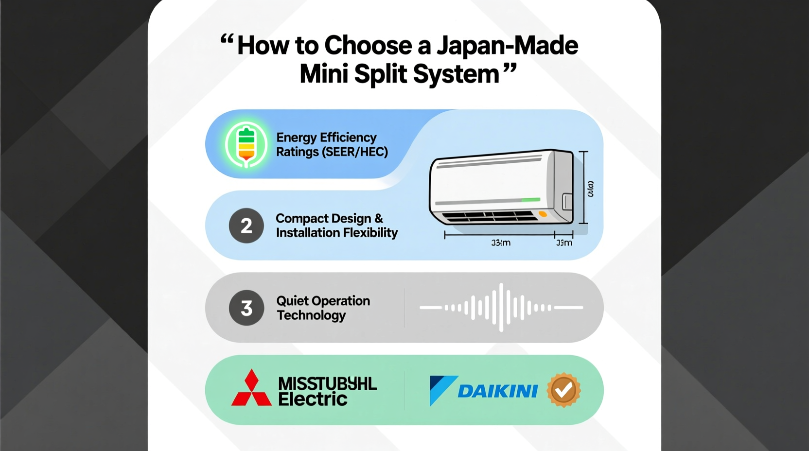 How to Choose a Japan-Made Mini Split System: Buying Guide