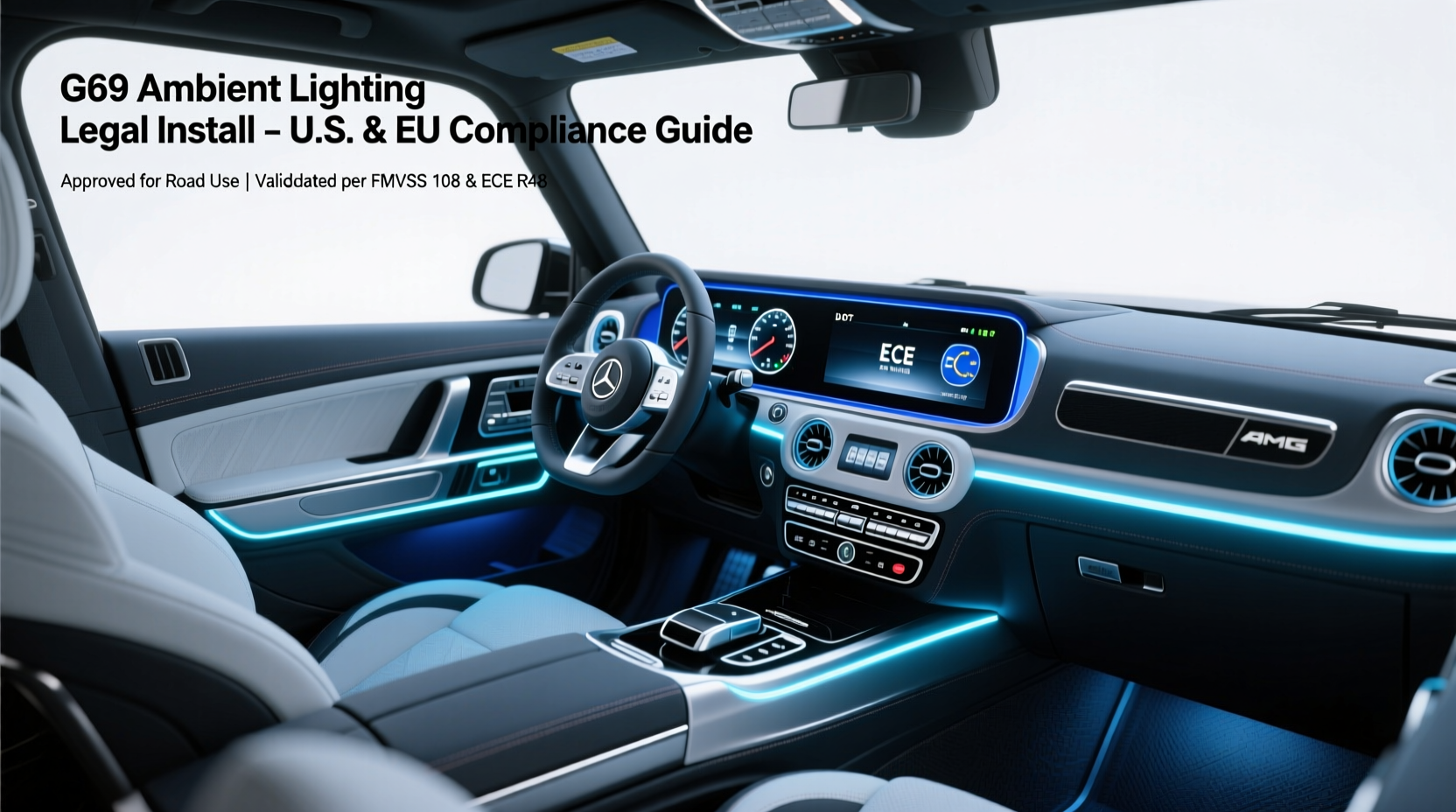 G63 Ambient Lighting Legal Install: U.S. & EU Compliance Guide