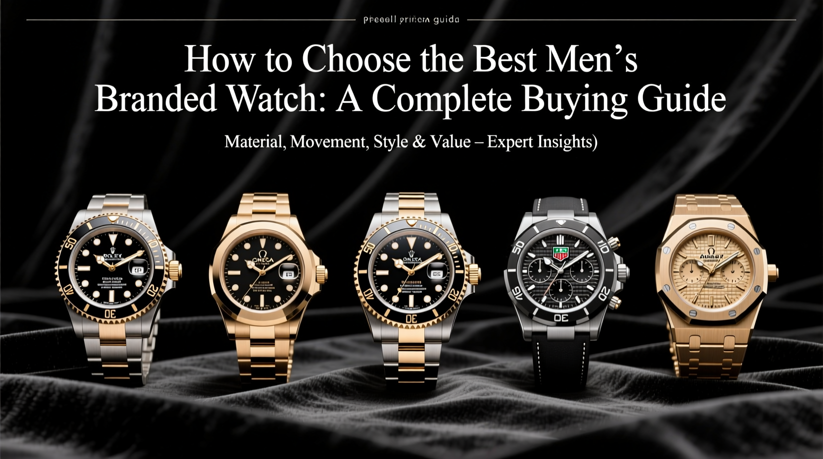 How to Choose the Best Mens Branded Watch: A Complete Buying Guide