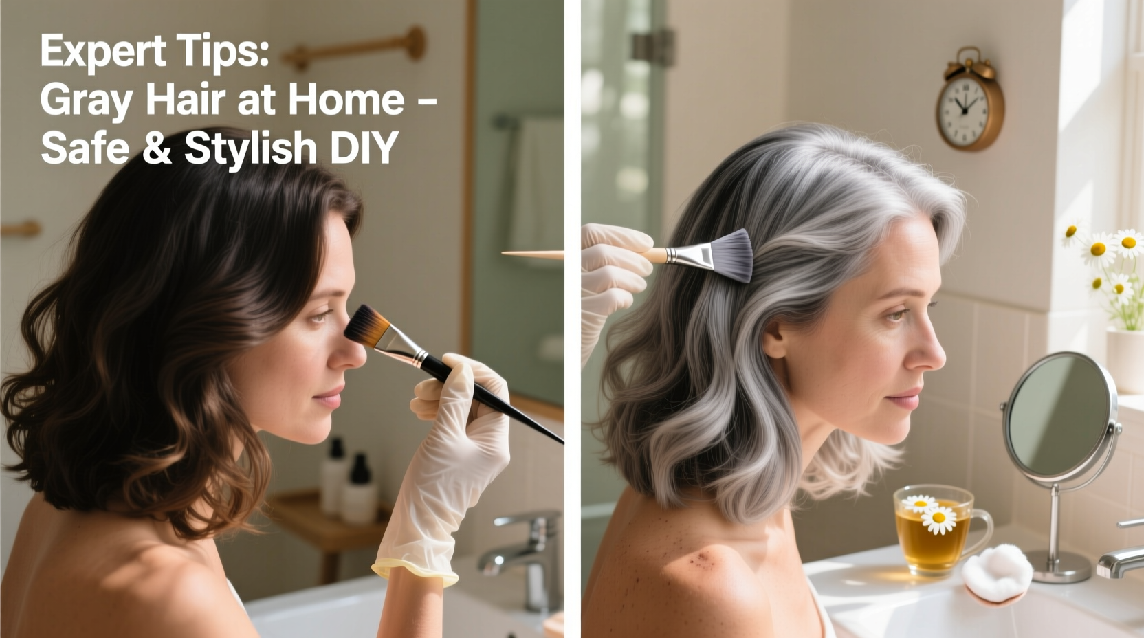 Expert Tips For How To Gray Hair At Home Safe And Stylish Diy Techniques
