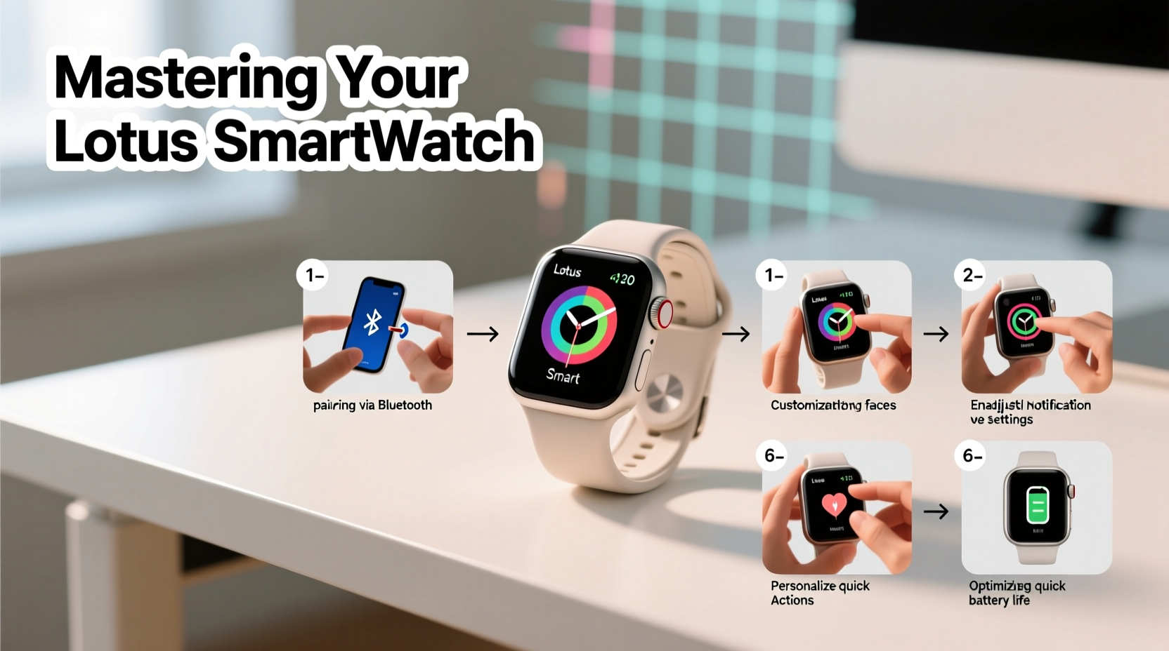 Mastering Your Lotus Smartwatch A Step By Step Guide To Easy Setup And ...