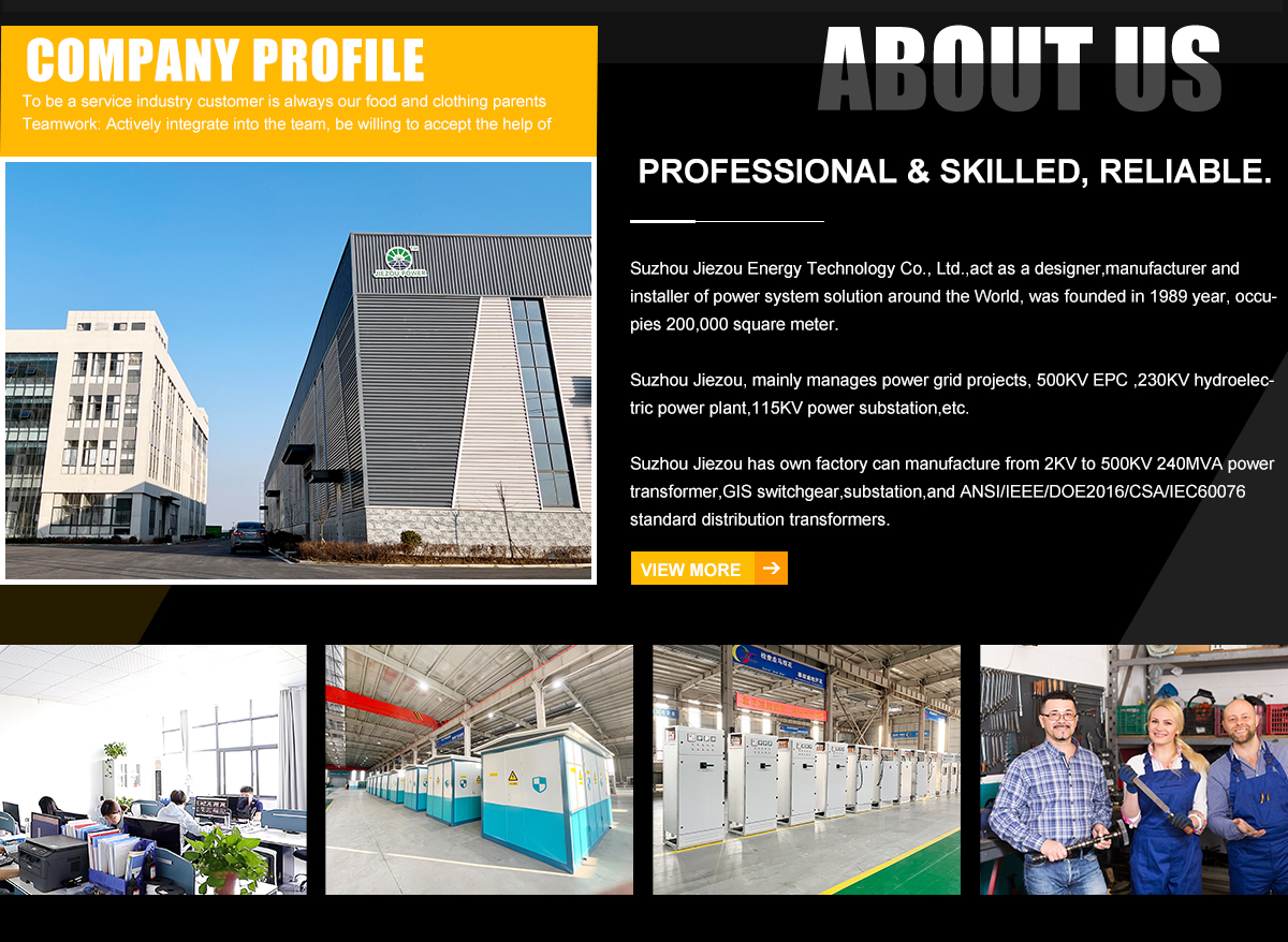 SUZHOU JIEZOU POWER CO., LTD. - Pad Mounted Tranformer, Power Transformer