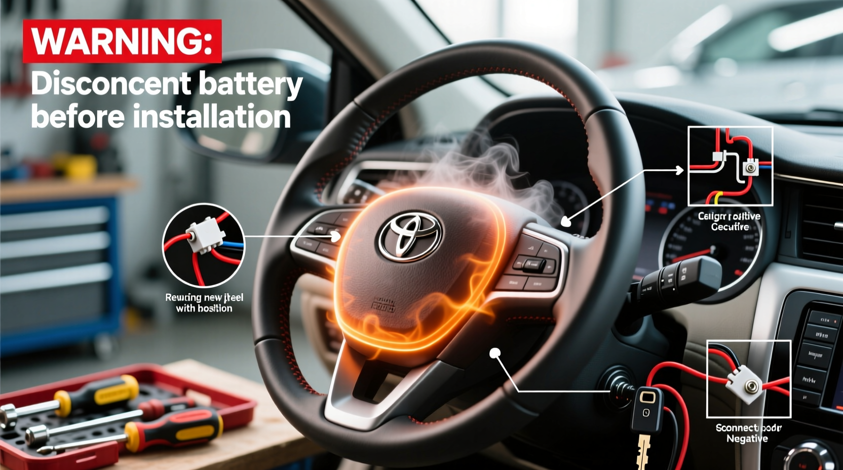 Corolla Altis Heated Steering Wheel Installation Guide