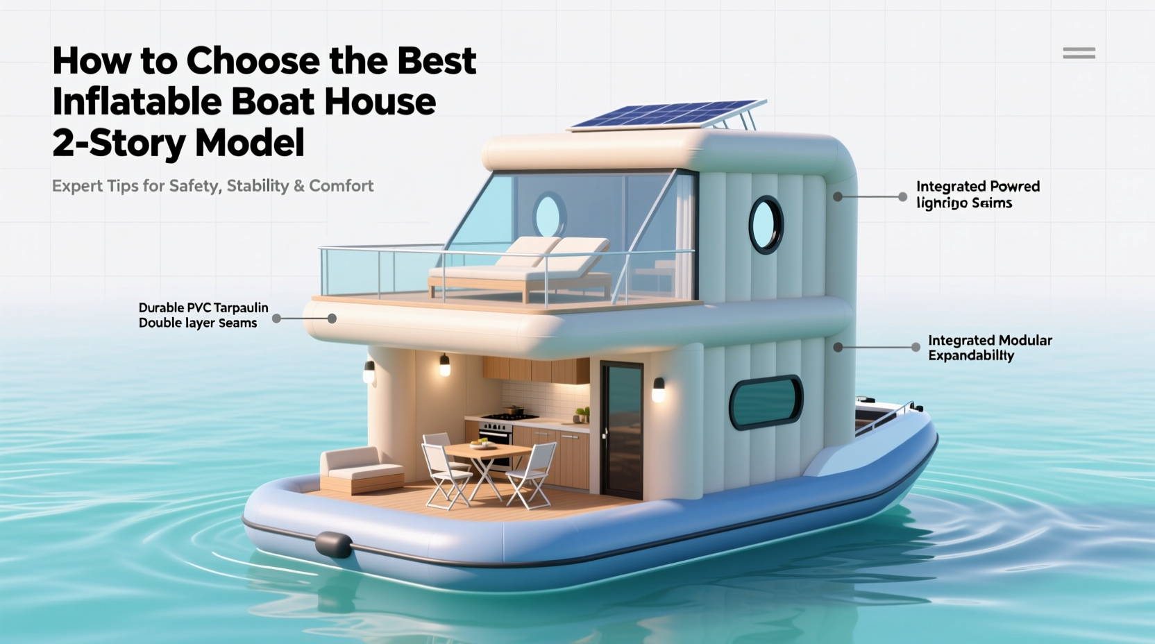 How to Choose the Best Inflatable Boat House 2 Story Model
