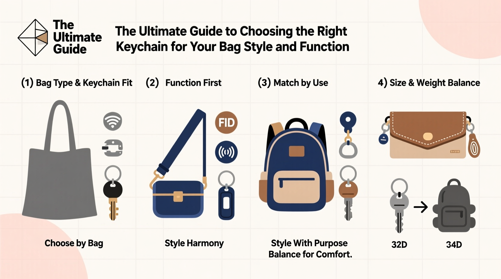The Ultimate Guide To Choosing The Right Keychain For Your Bag Style ...