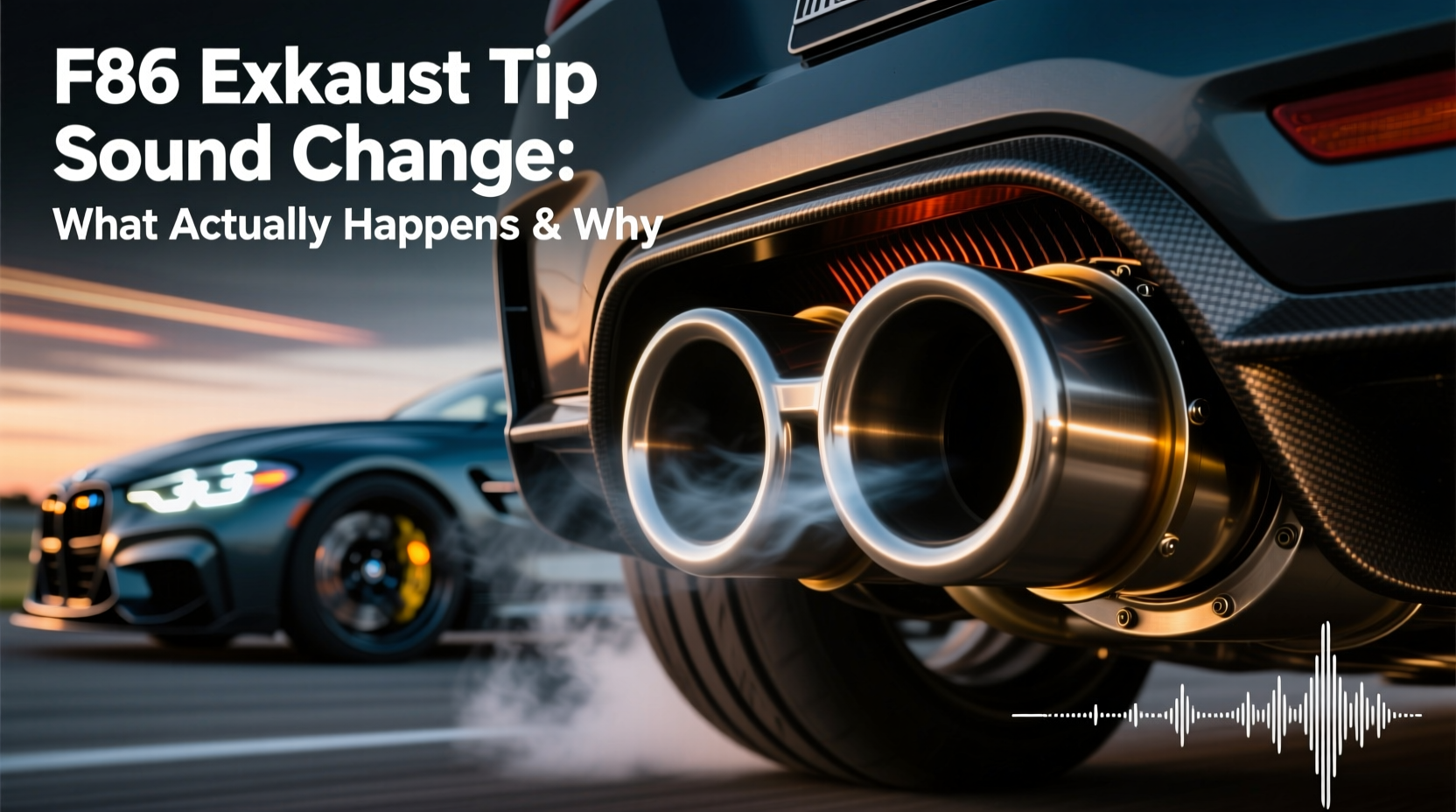 F80 Exhaust Tip Sound Change: What Actually Happens & Why