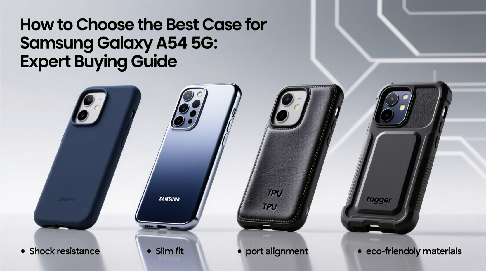 How to Choose the Best Case for Samsung Galaxy A54 5G: Expert Buying Guide