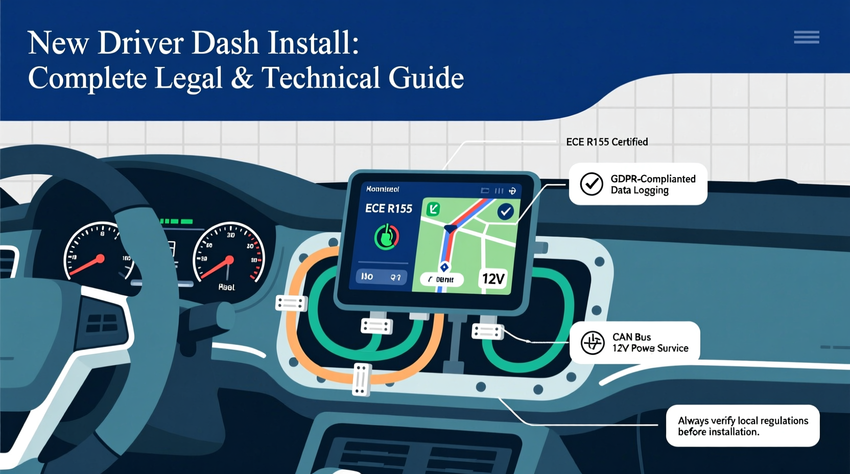 New Driver Dash Install: Complete Legal & Technical Guide