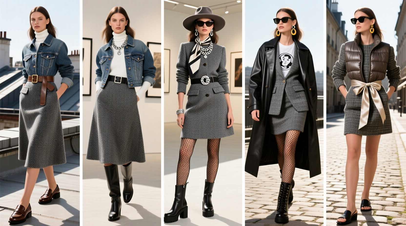 10 Fresh Ways To Style A Tweed Dress For A Modern Chic Look