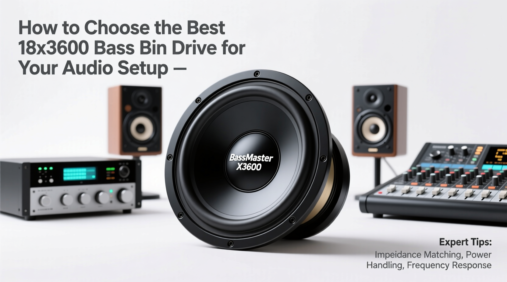 How to Choose the Best 18x3600 Bass Bin Drive for Your Audio Setup