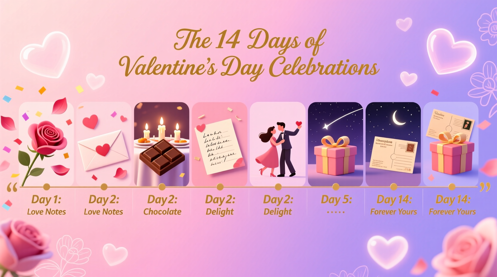 What Are the 14 Days of Valentine's Day Celebrations?