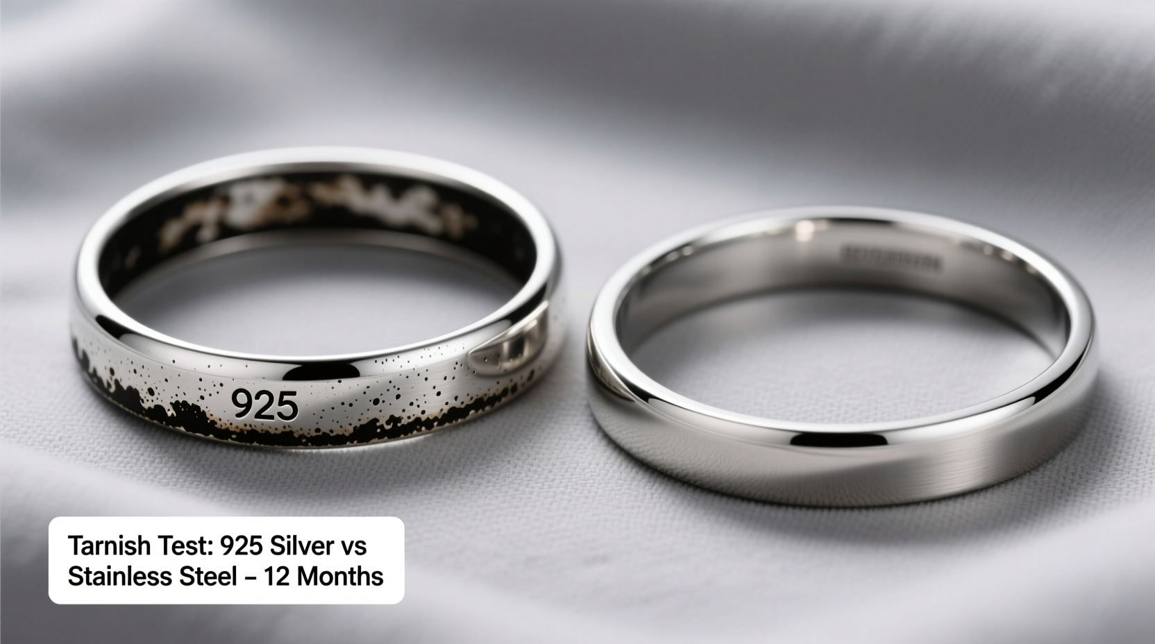 S925 Silver Vs Stainless Steel Bracelets Does Silver Tarnish Faster Or ...