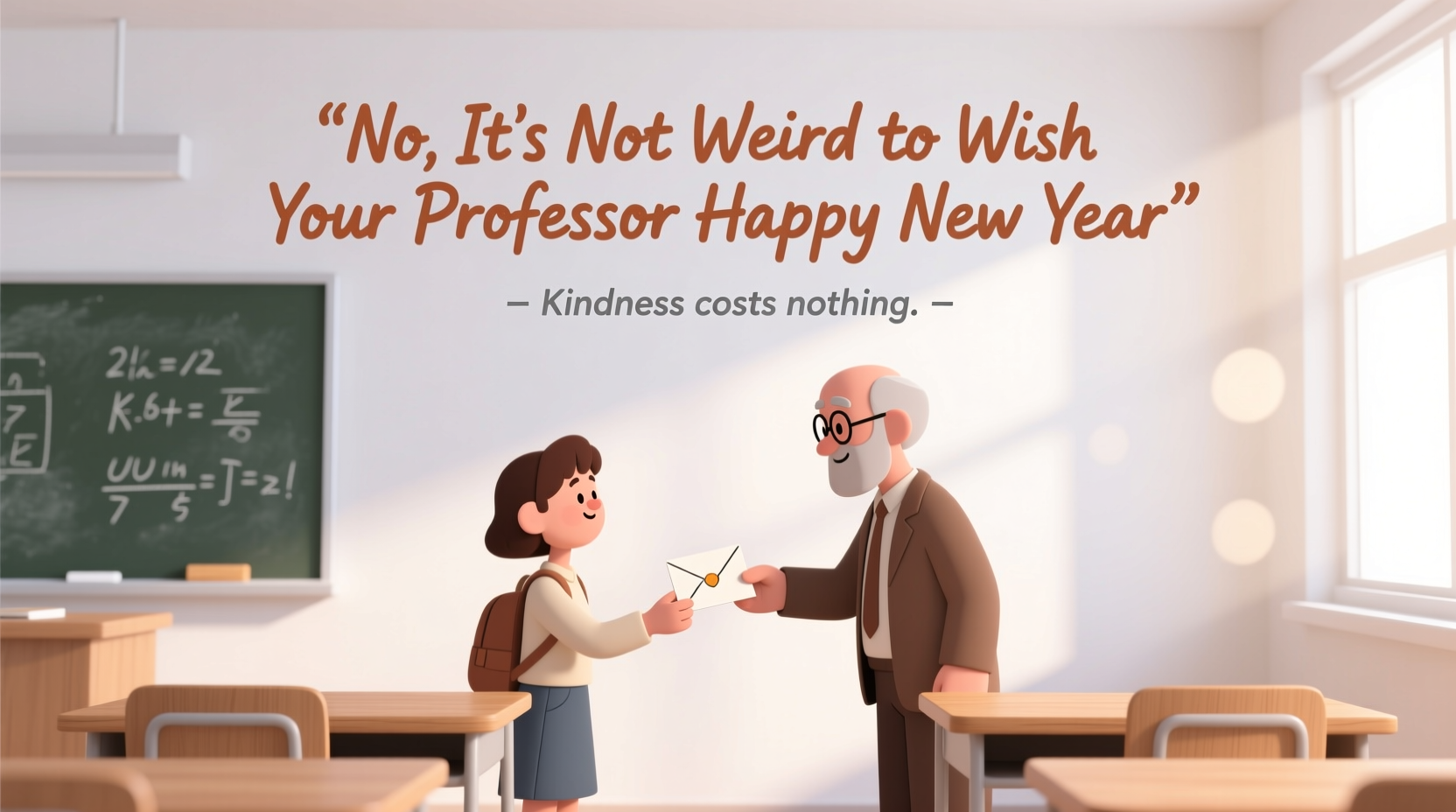 No, It's Not Weird to Wish Your Professor Happy New Year