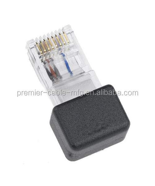 RJ45 DMX Terminated Plug and Modular RJ45 Resistor Terminated Plug for ...