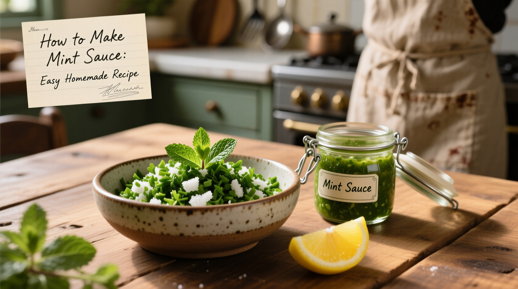How to Make Mint Sauce: Easy Homemade Recipe