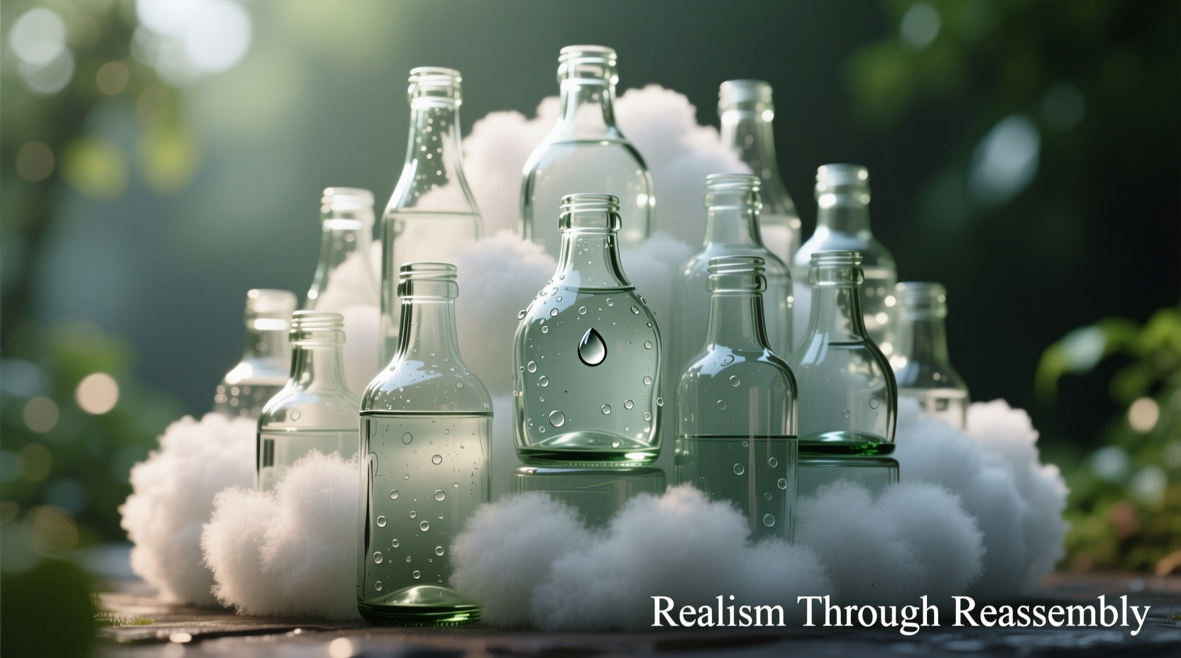 Creative Techniques For Drawing A Realistic Puff Made Of Bottles A Step ...