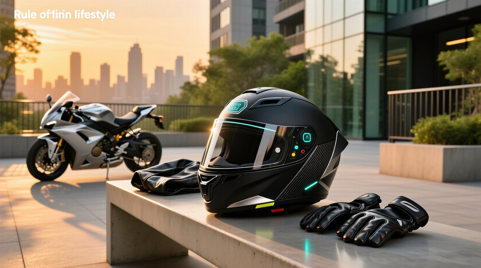 Smart Motorcycle Helmet HUD Guide