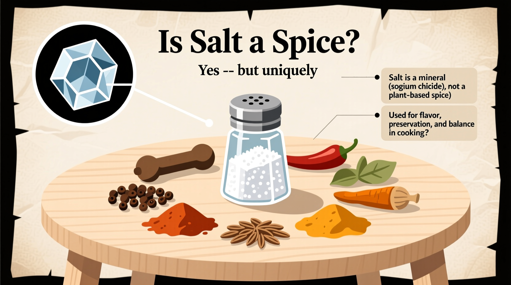 Salt vs Spices: The Scientific Classification Explained