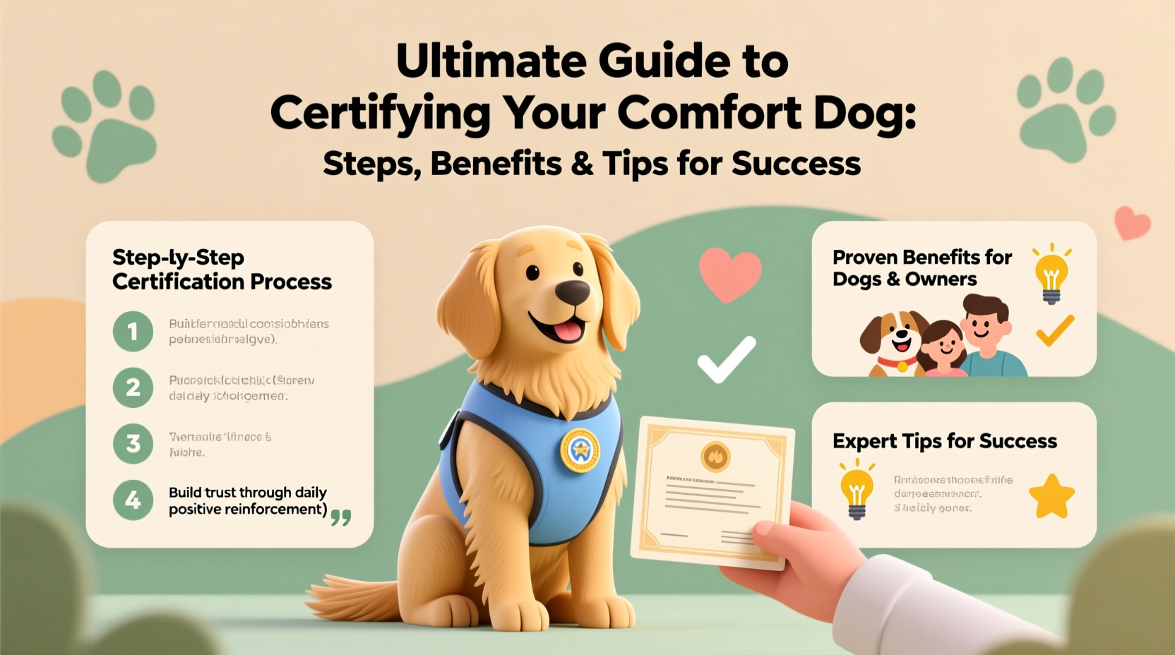 Ultimate Guide To Certifying Your Comfort Dog Steps Benefits And Tips ...