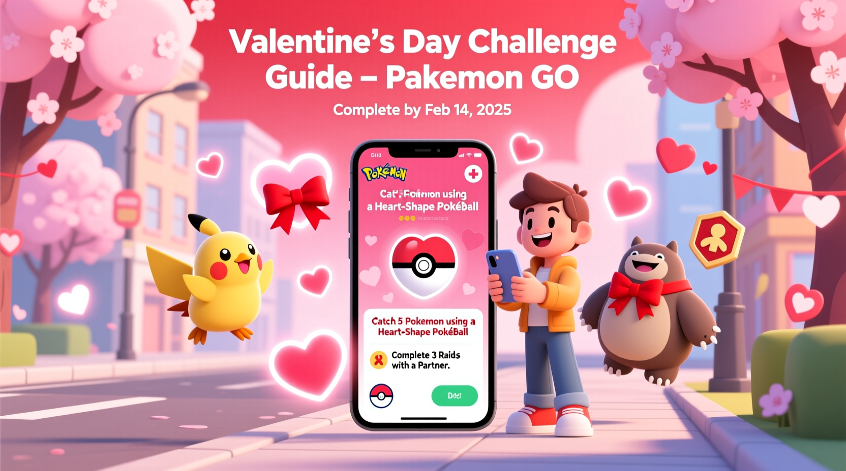 How to Complete the Valentine's Day Challenge in Pokémon GO