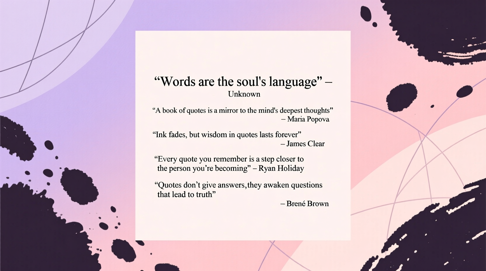 Quotes Book: Inspiration for Life & Growth