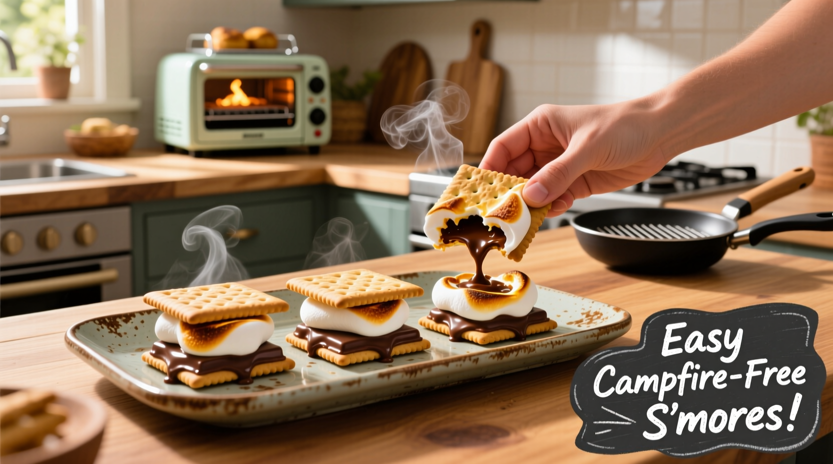Creative And Easy Ways To Make Perfect Smores At Home Without A Campfire