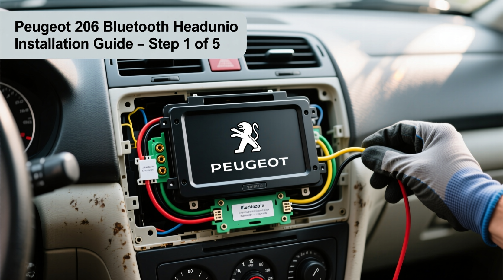 Peugeot 206 Bluetooth Headunit Installation Guide