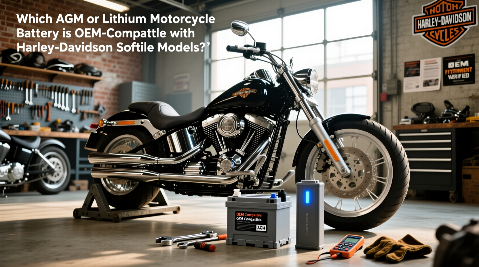 AGM or Lithium Motorcycle Battery Guide for Harley-Davidson Softail