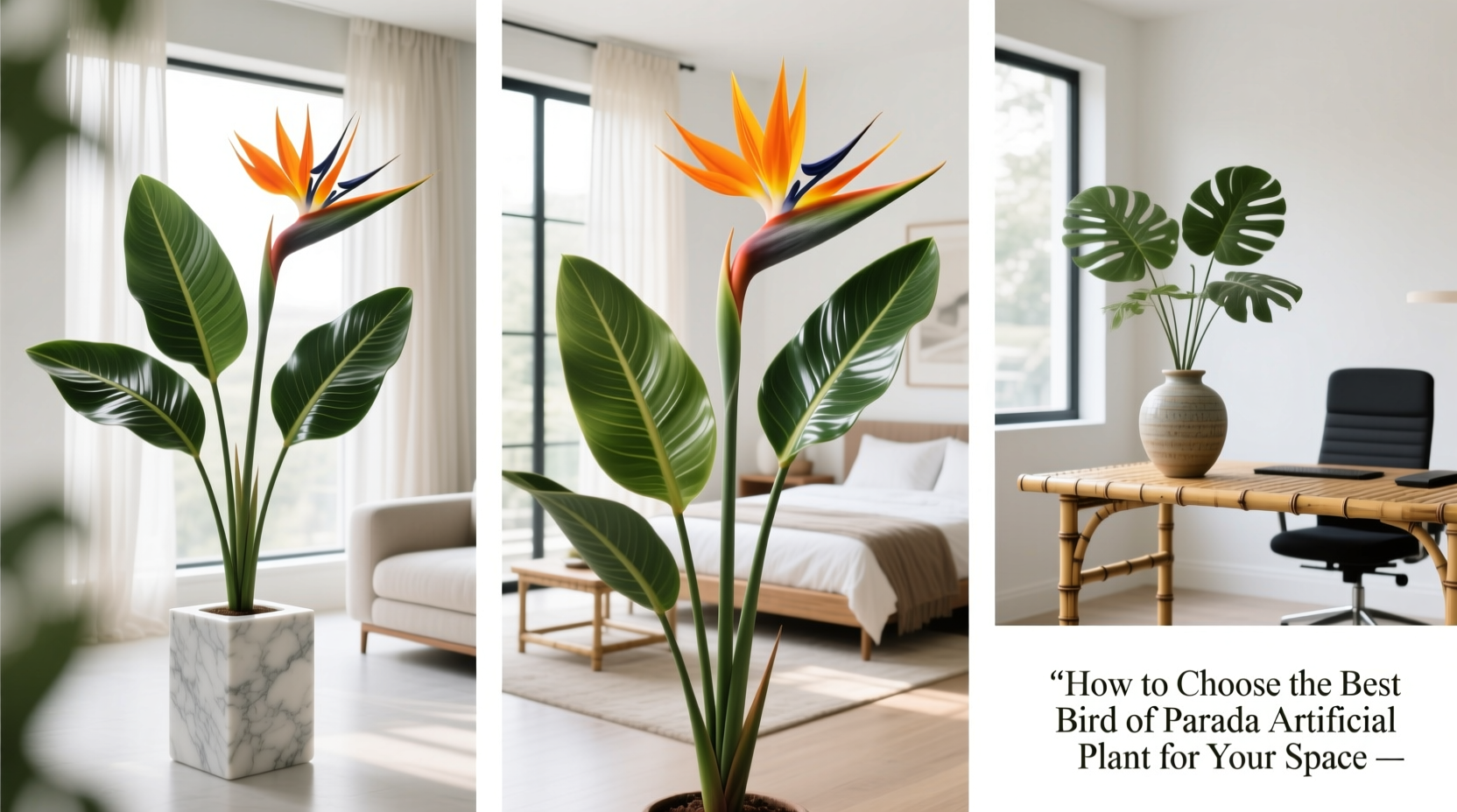 How to Choose the Best Bird of Paradise Artificial Plant for Your Space