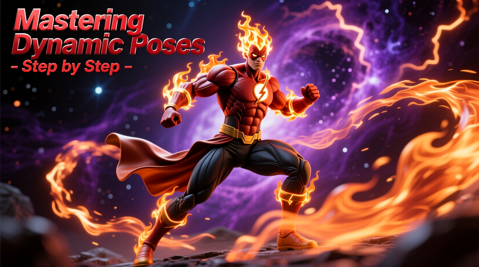Mastering Dynamic Poses A Step By Step Guide To Showcasing Your Marvel ...