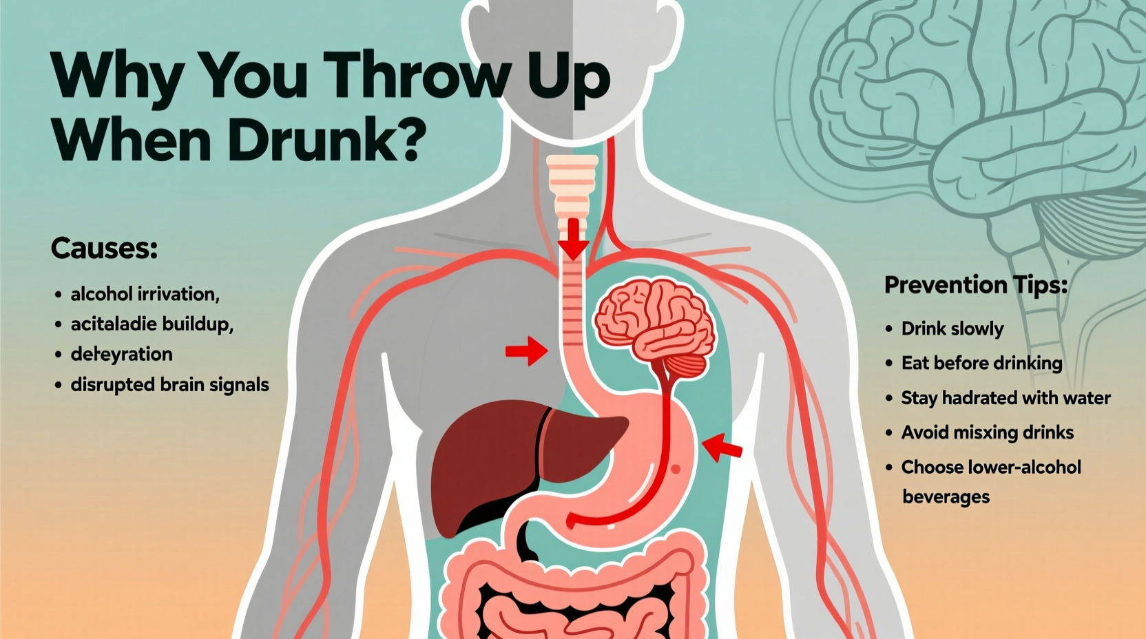 Why Do You Throw Up When Drunk Causes Prevention Tips
