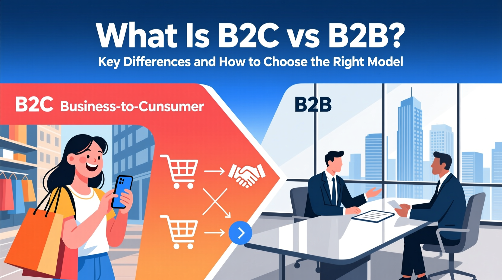 What Is B2C vs B2B? Key Differences and How to Choose the Right Model