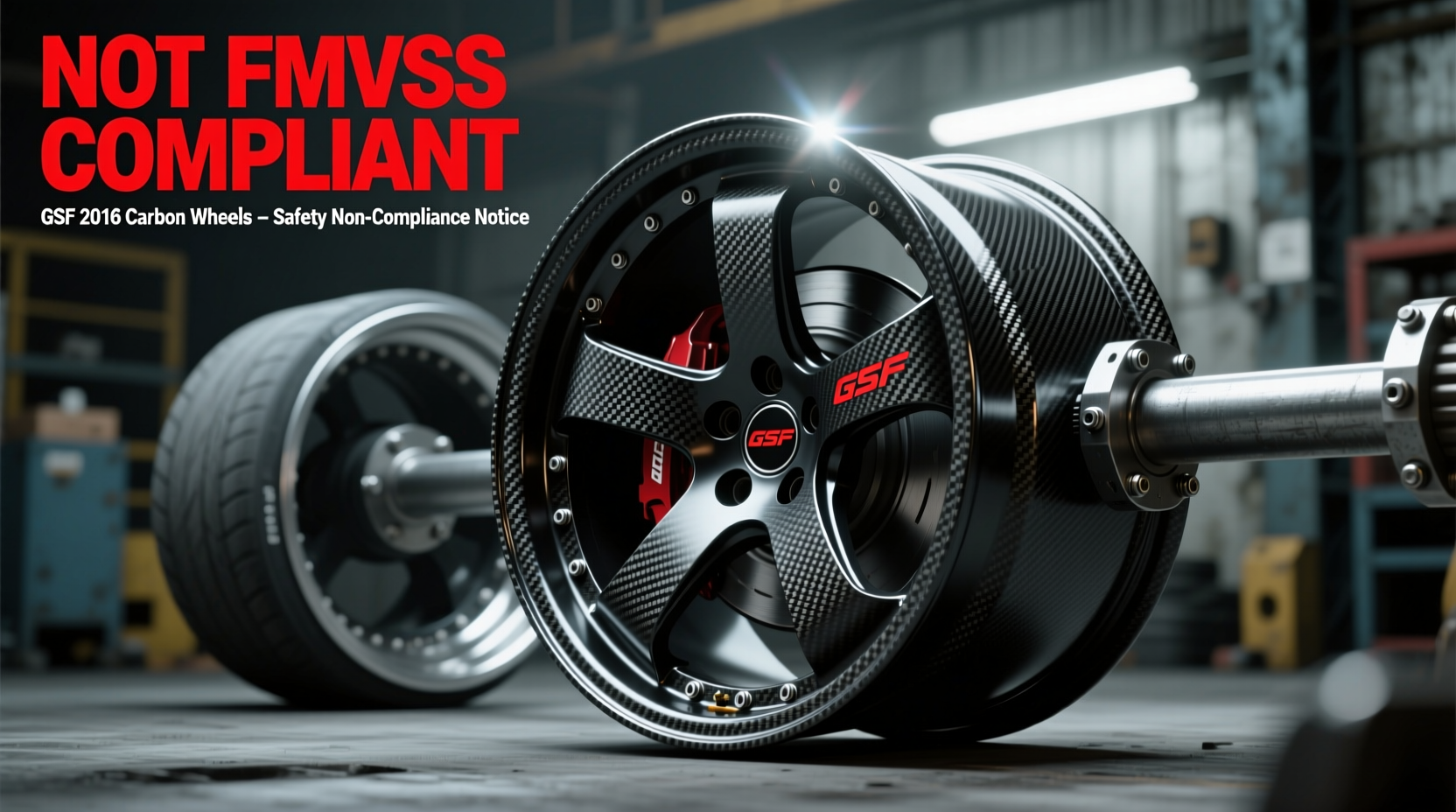 GSF 2016 Carbon Wheels Are Not FMVSS Compliant