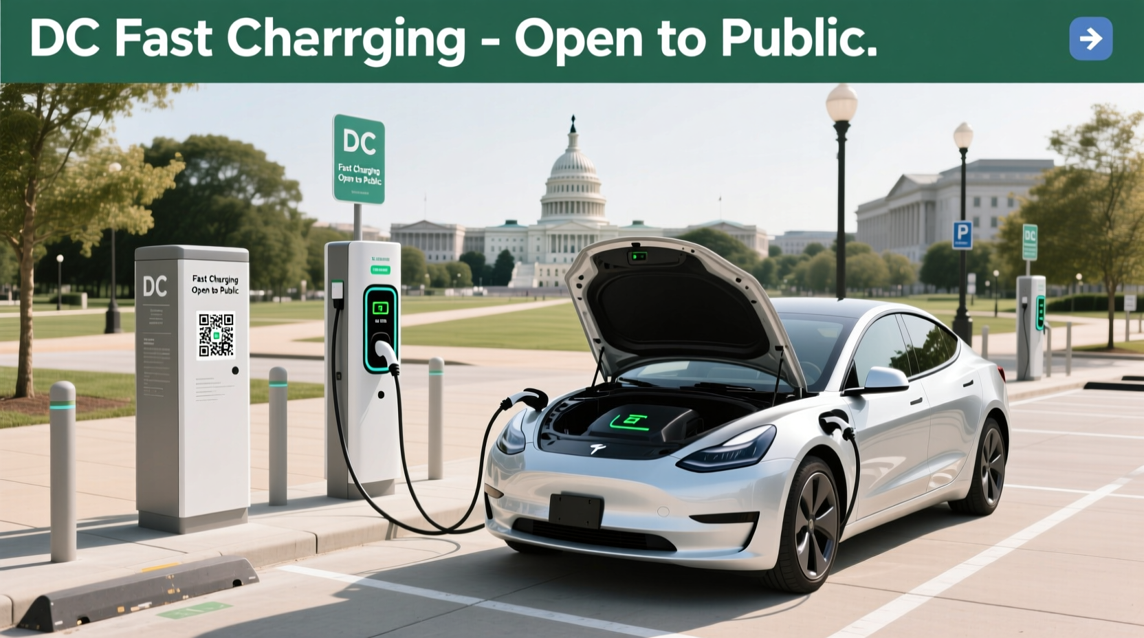 How to Find Public DC Fast Chargers in Washington, DC