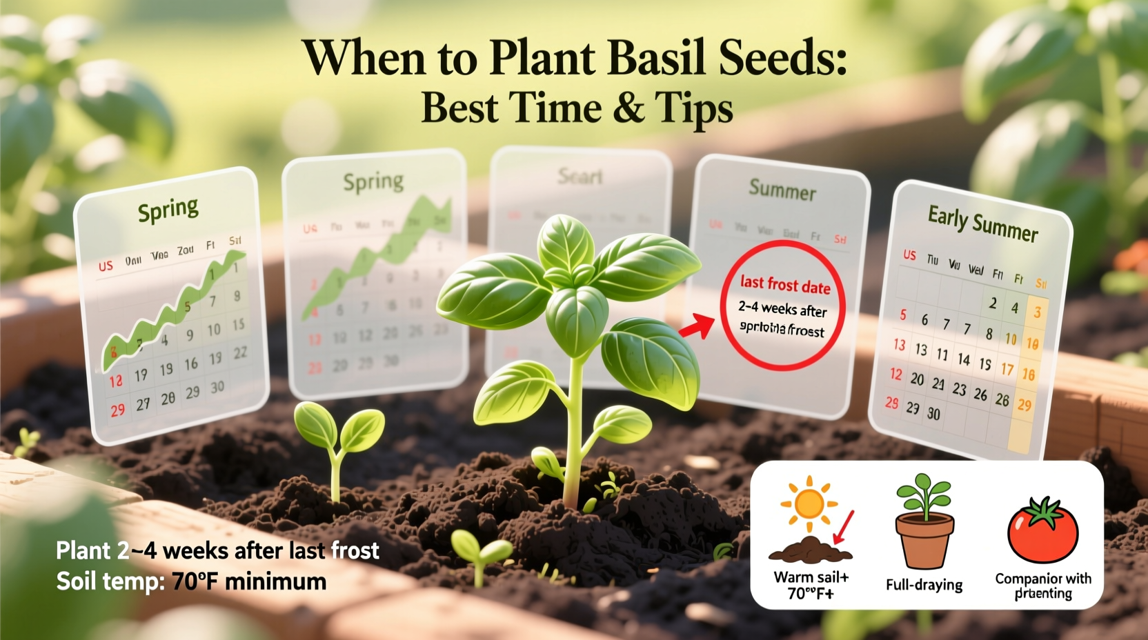 When to Plant Basil Seeds: Best Time & Tips