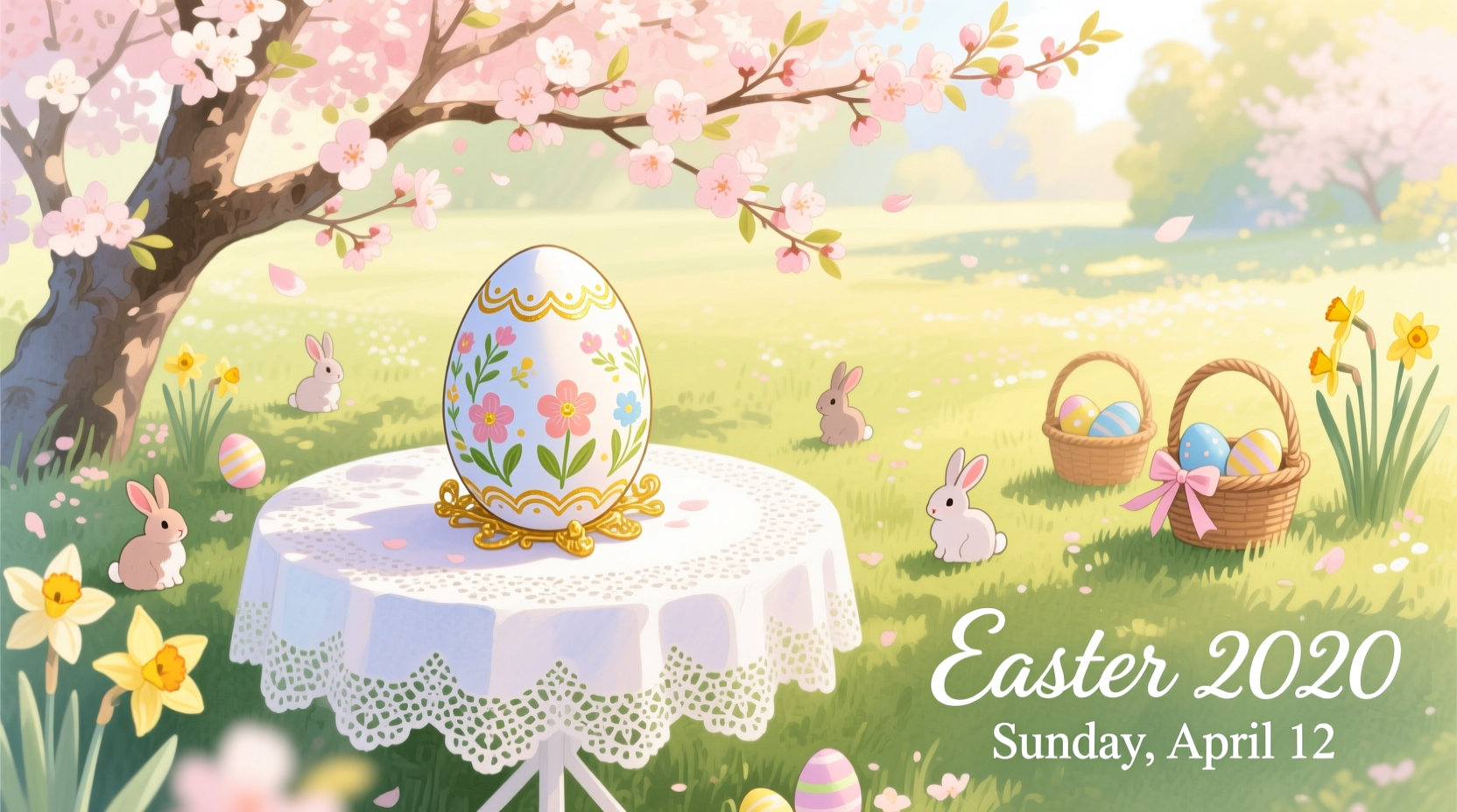 Easter 2020 Date: Sunday, April 12
